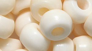 9BN114-CR: Bone Crow Rounded Edge 9mm Average 25 Pieces – Shipwreck Beads