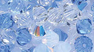 84CC909: Preciosa Crystal Dia Mix Ice 5mm-48PC – Shipwreck Beads