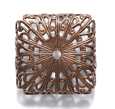 VJ3208: Vintaj Filigree Wrap Setting 25mm – Shipwreck Beads