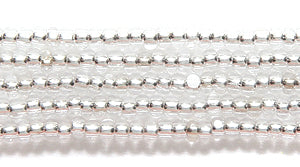 11SB412-RCR: Czech Seed Bead True Cut SIL-Line Crystal 11/0 Round ...
