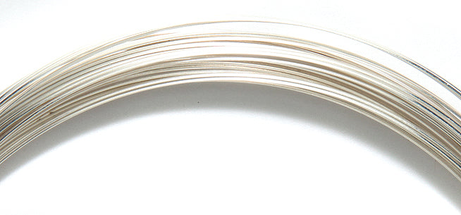 18CW841-SS: Wire 18 Gauge Sterling Silver 1/2 Hard 1/2 Round 12ft/ounc ...