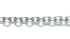 SX003: Chain Solid Stainless Steel 3mm Cable 1FT – Shipwreck Beads