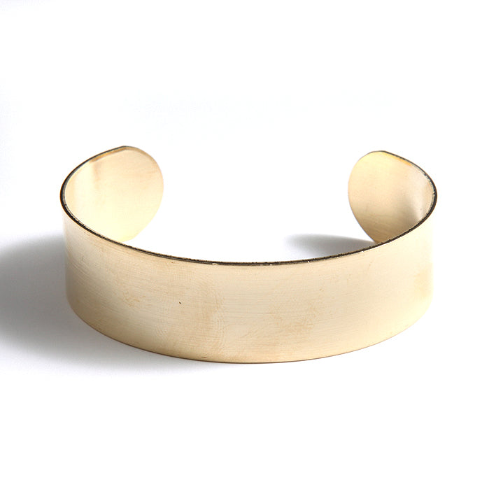 ME1-BR3: Brass Cuff Blank .75 Inch Wide 1 Each – Shipwreck Beads