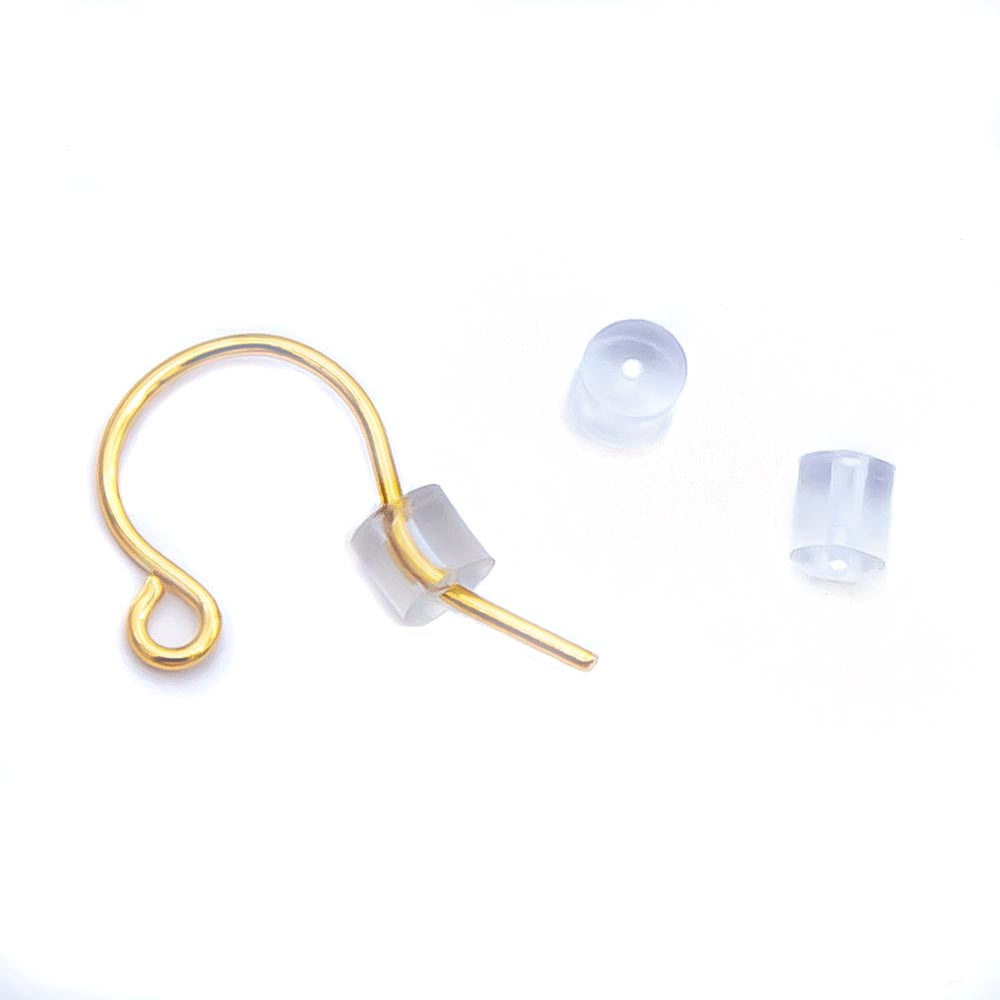 FI54-PVC: Smooth Plastic Safety Sleeve for French Earrings 250 Pairs ...