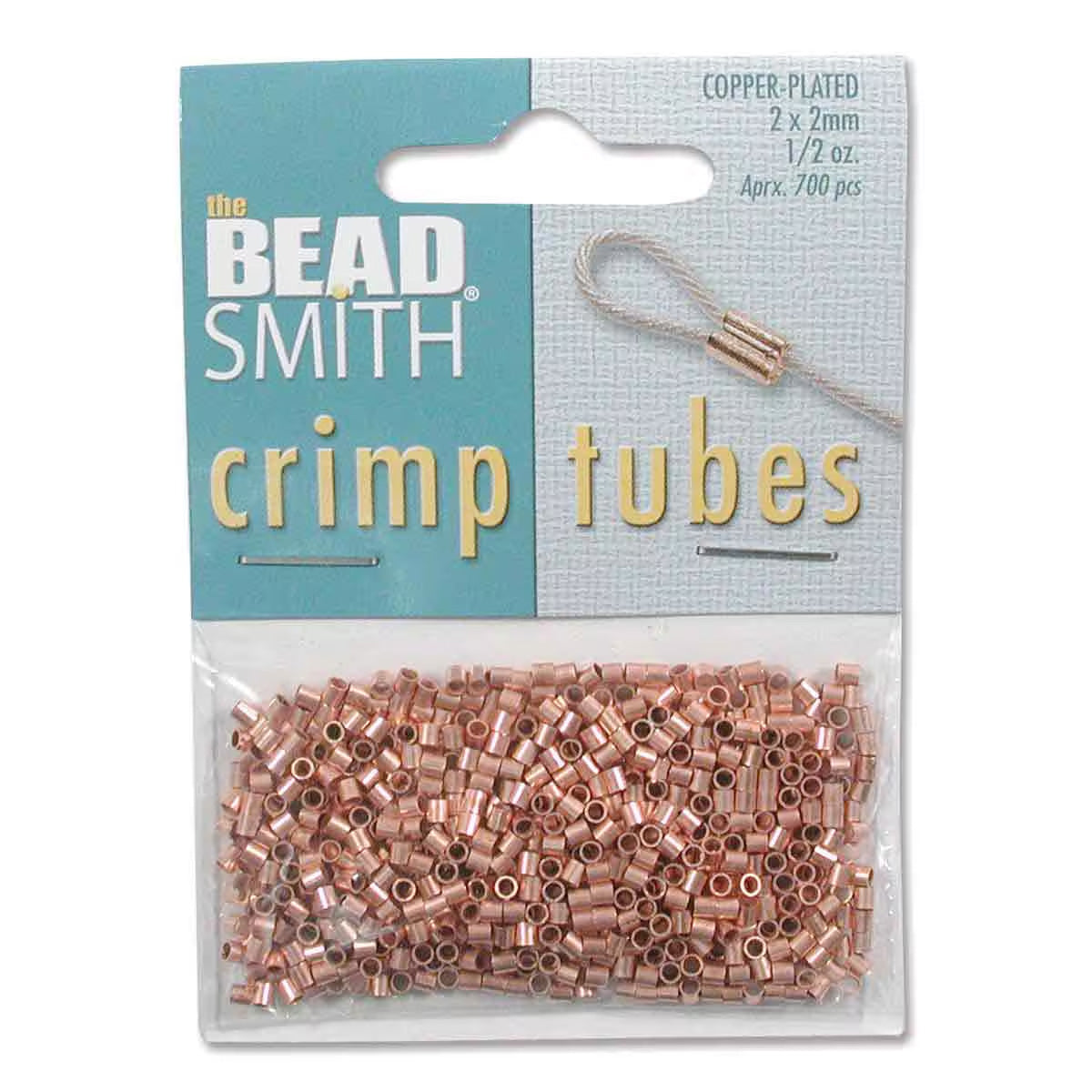 FI163-CBULK: Crimp Tube Copper Plate 2mm - .5OZ – Shipwreck Beads