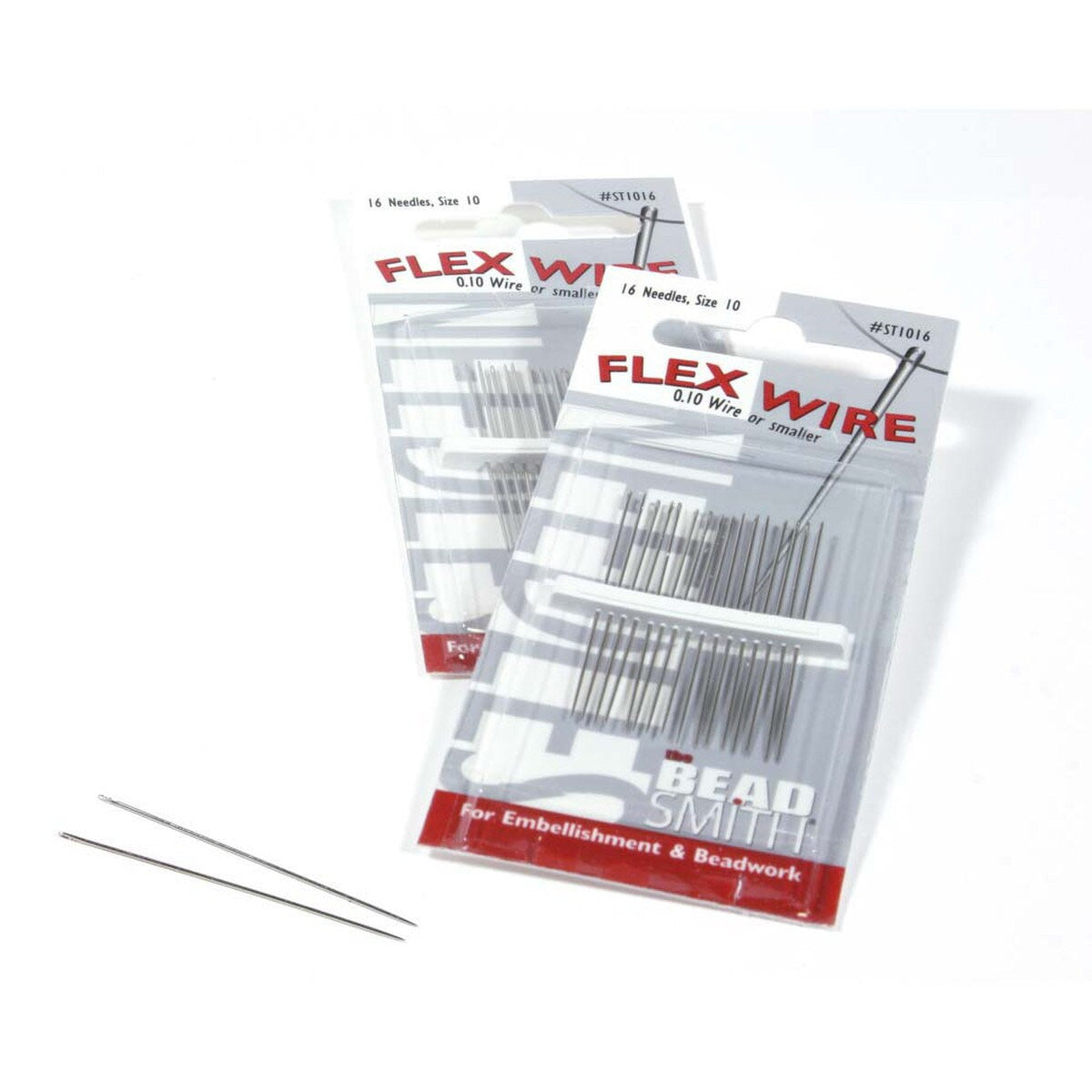 ST1016: Beading Needle For Flex wire Size #10 - 16PPK – Shipwreck Beads